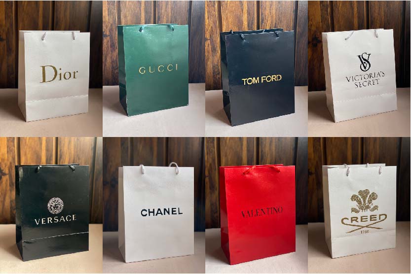 Branded Paper Bags - The Brands Hub | Luxury Perfumes, Redefined